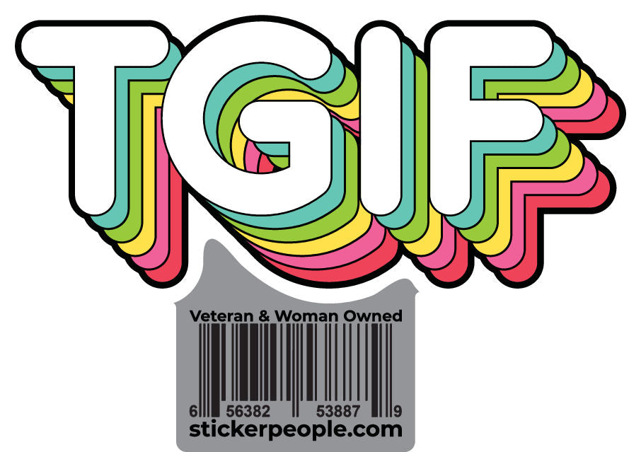 Wholesale Friday & TGIF Stickers | Stickers for Resellers – Sticker People