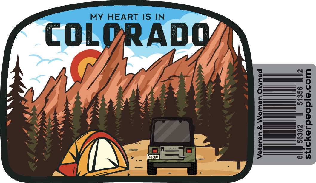 Colorado stickers | Colorado logo stickers – Sticker People