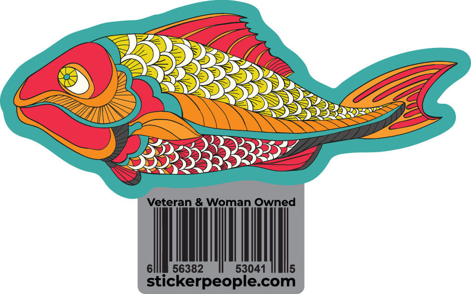 Koi Fish | Koi Fish Sticker | Koi Fish Car Sticker | Sticker People