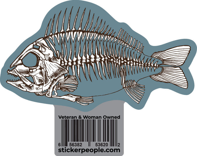 Skeleton Fish | Fish Sticker | Sticker People