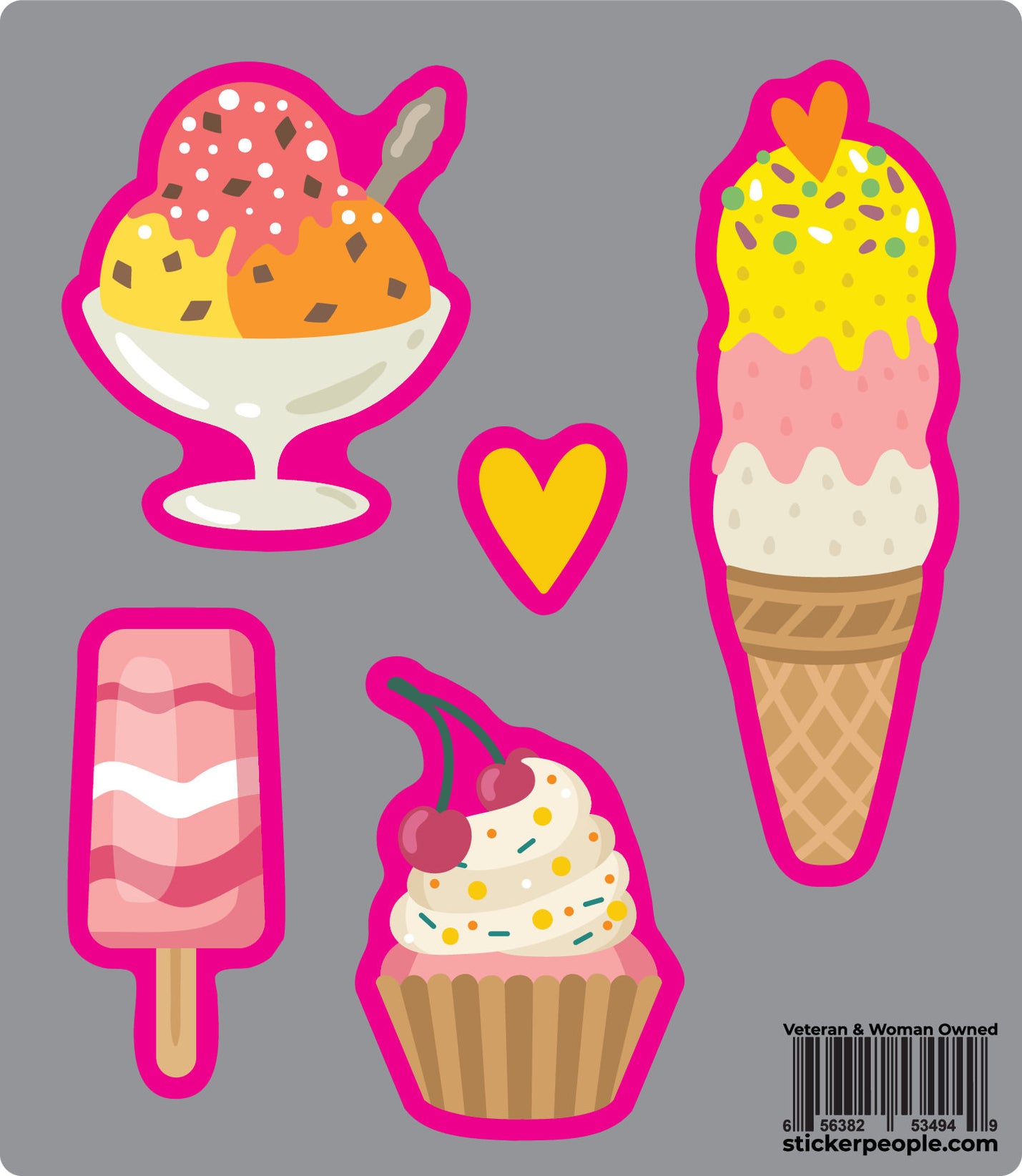 Icecream | Icecream Stickers | Sticker People | Sticker People