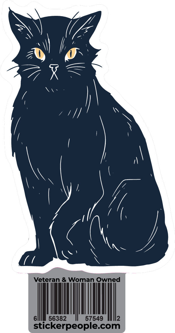 Black Cat Stickers | Pet Stickers | Sticker People | Sticker People