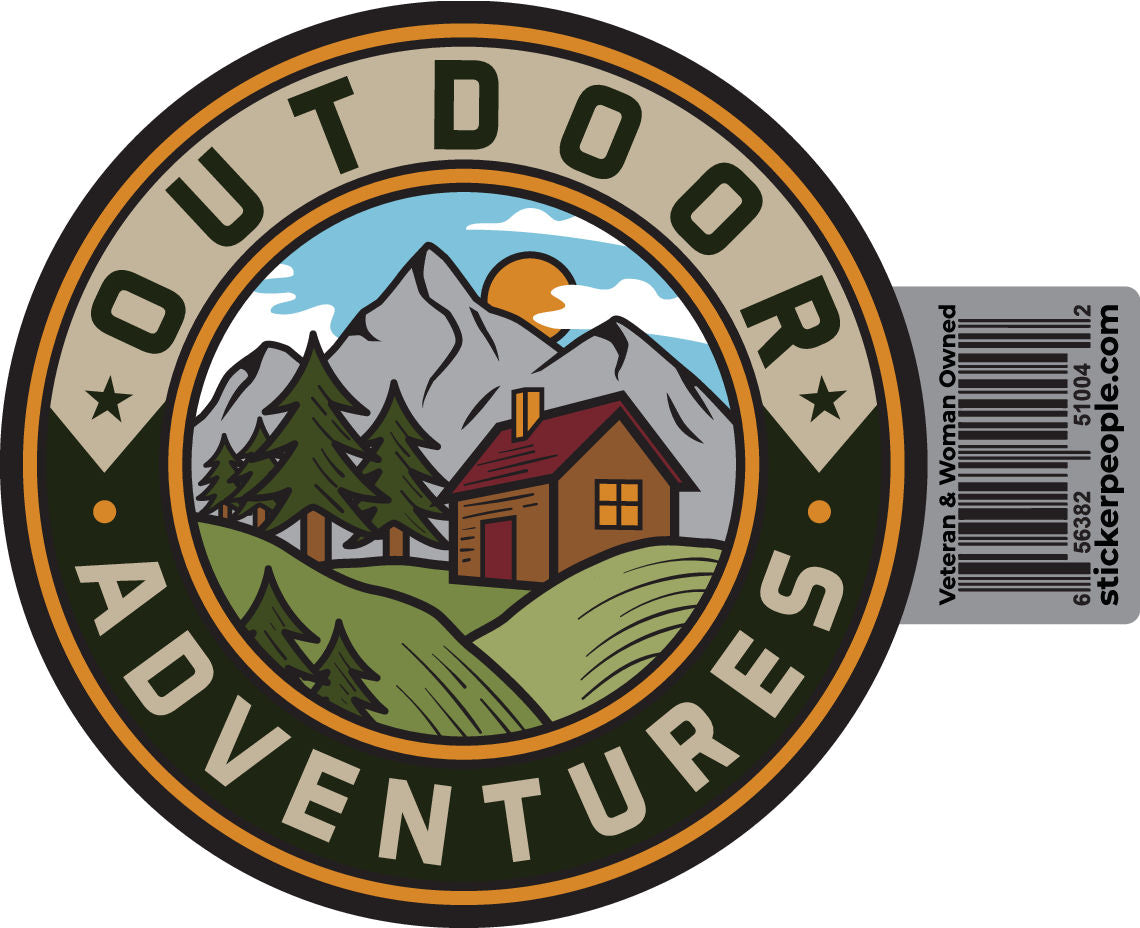 Outdoor Adventure Badge | Sticker People