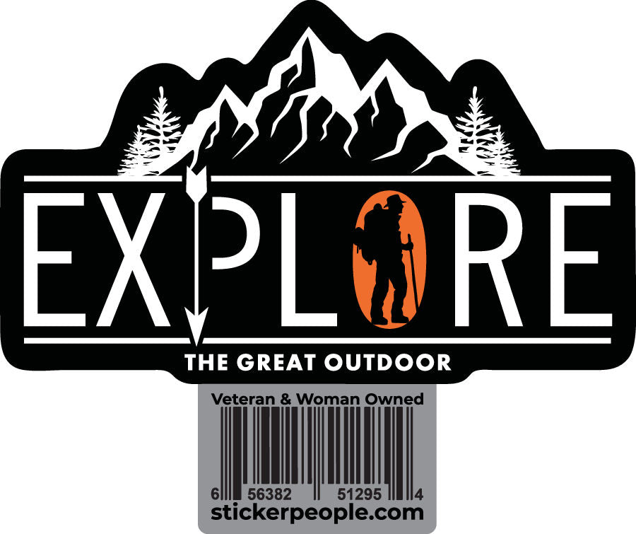 Explore the Great Outdoors Sticker | Sticker People | Sticker People