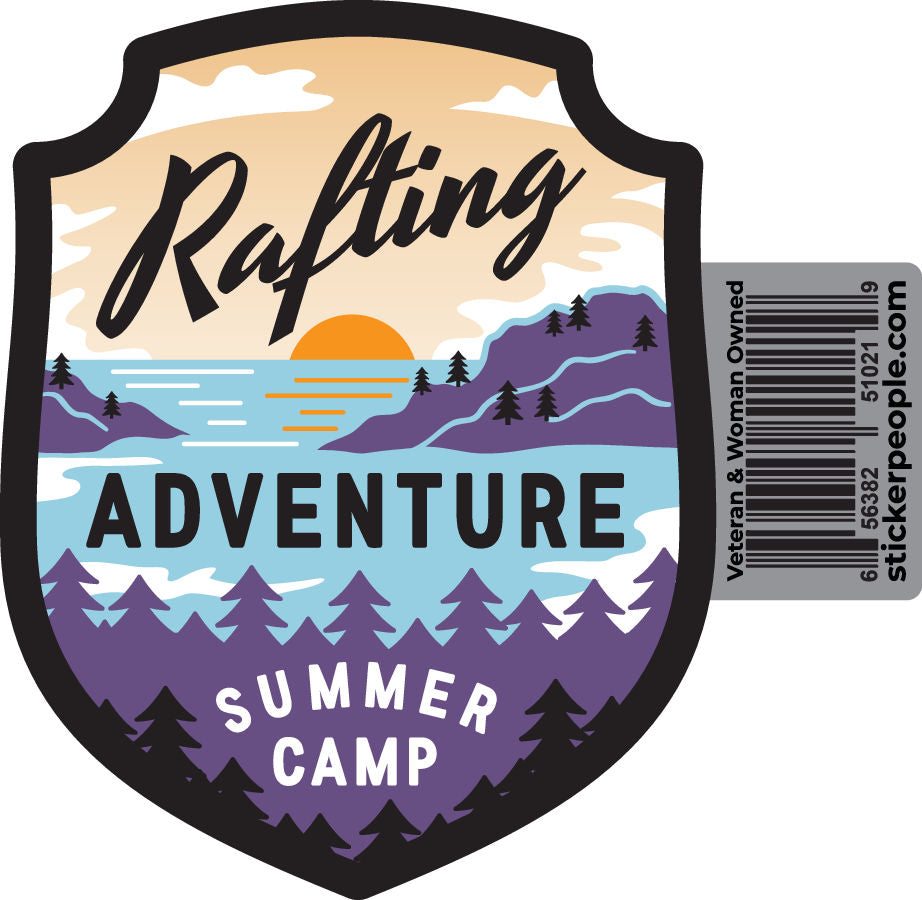 Rafting Adventure Badge | Adventure Sticker | Sticker People