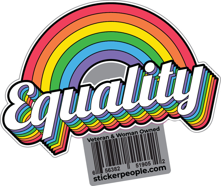 Equality Rainbow | Colorful Sticker | Sticker People