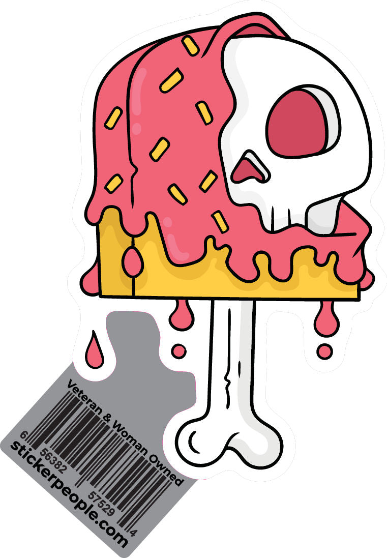 Skull and Bone Popsicle | Skull Bone | Sticker People | Sticker People